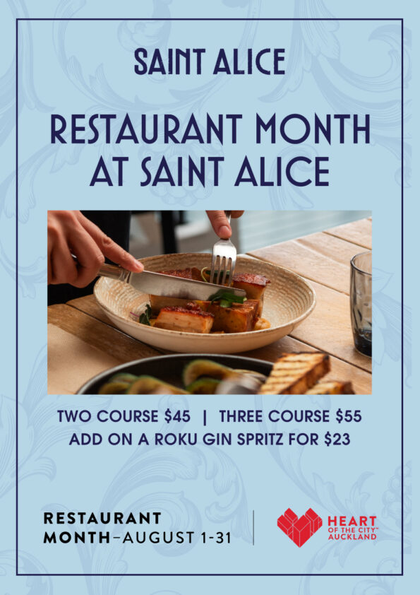 Upcoming Events & Specials at Saint Alice - Auckland